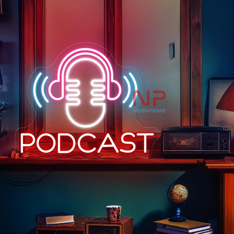 Custom Podcast Sign - Etsy