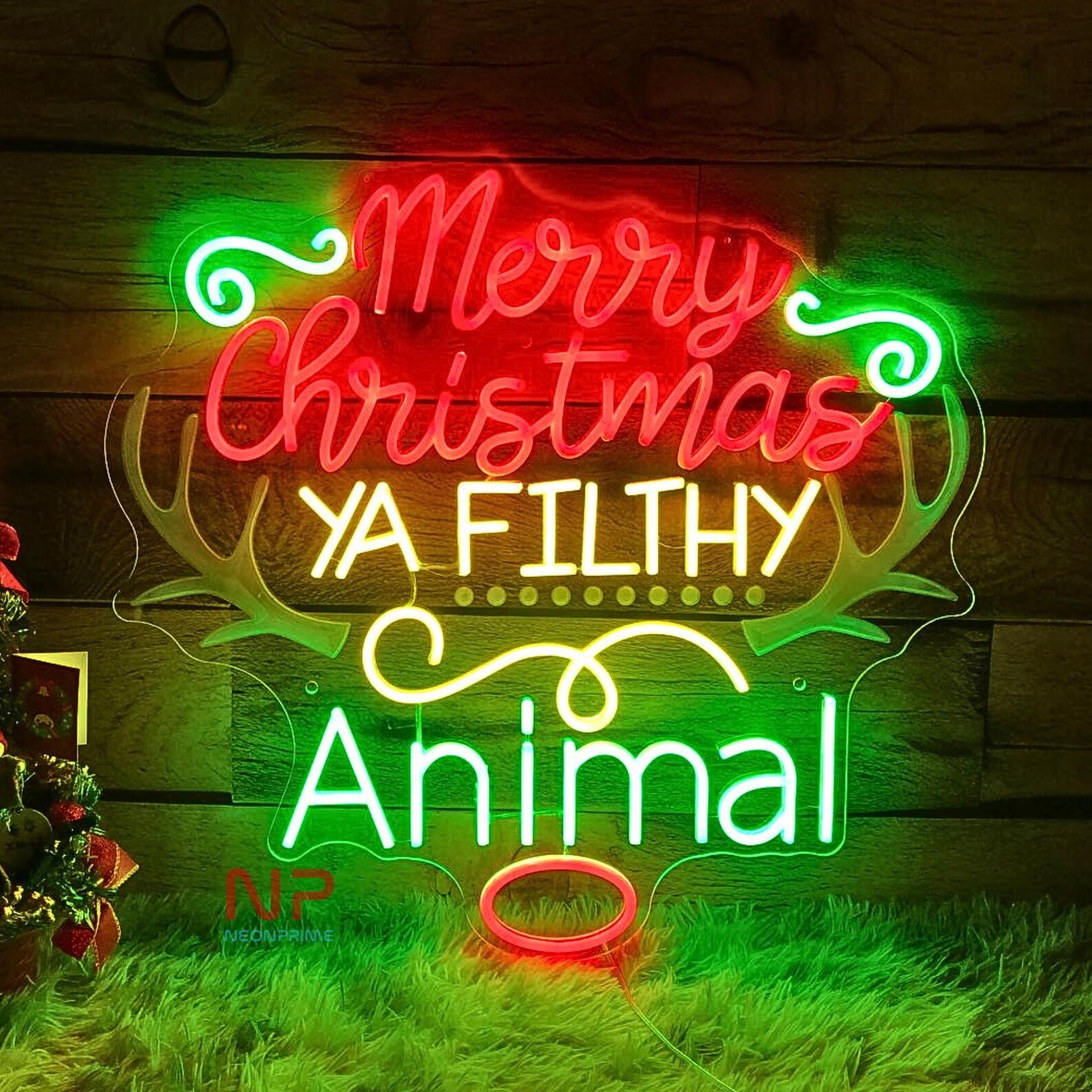 Baby It's Cold Outsider Neon Sign, Christmas Wall Decor, Holiday ...