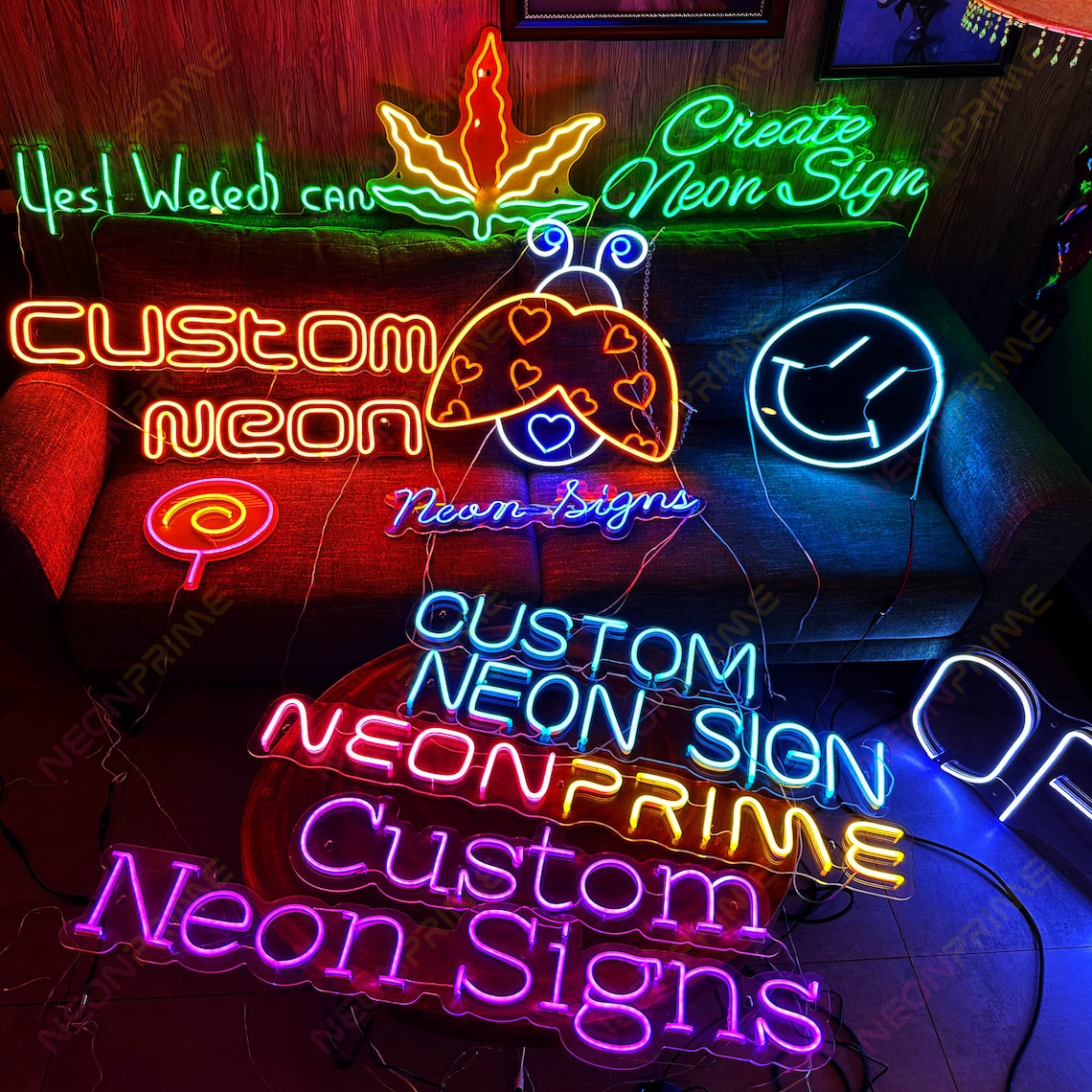 Custom Casino Sign, Poker Room Led Sign, Custom Neon Sign, Game Room ...
