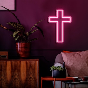 Cross Jesus Home Decoration Flex Silicone LED Neon Sign, Custom Led ...