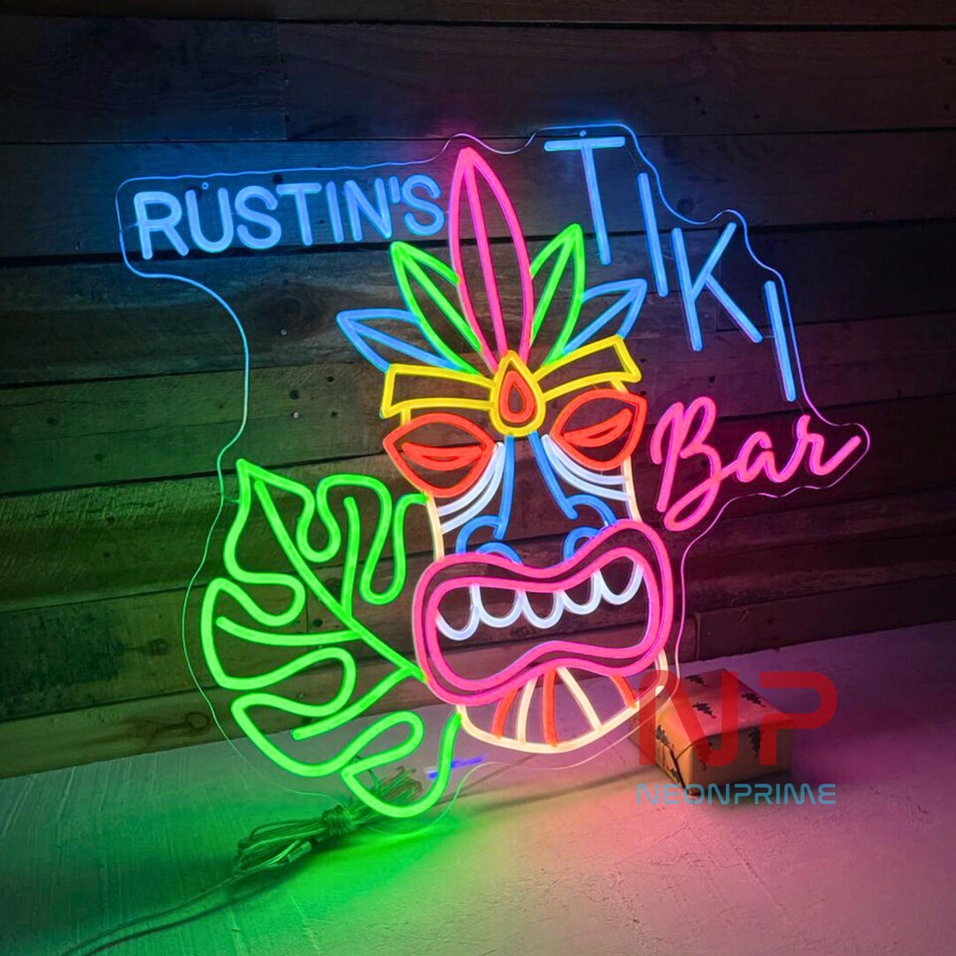 Custom Bar Neon Sign, Custom Name Bar Neon Sign, Business Neon Sign ...