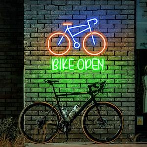 Custom Bike Sign, Bicycle LED Neon Sign, Bicycle Wall Decor, Bike Led ...