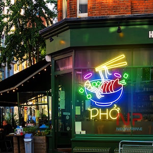 Pho Neon Sign, Pho Wall Sign, Vietnamese Food Neon Sign, Vietnamese ...