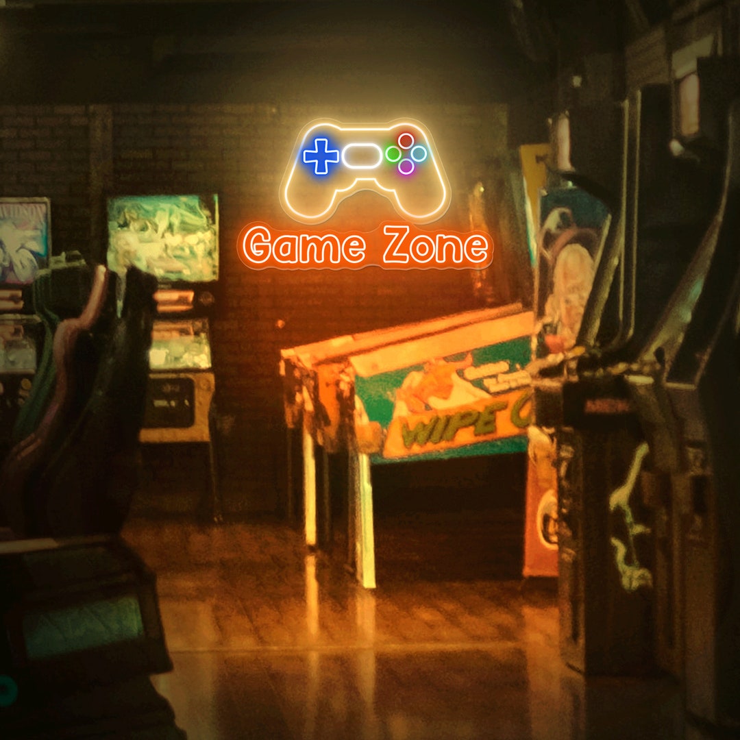 Custom Game Zone Sign, Gift for Him, Gamer Gift, Husband Gift, Game ...