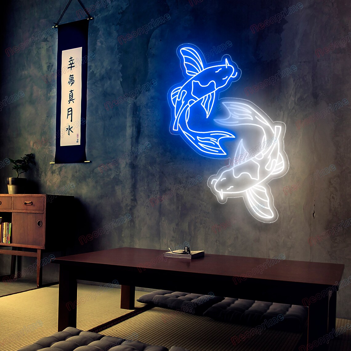 Custom Japan Neon Signkoi Fish Neon Sign Japanese Neon Sign - Etsy