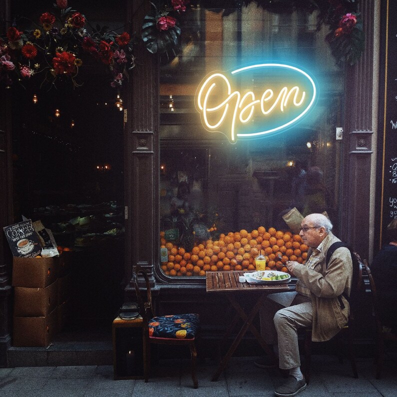 Open Sign Bar Shop Open Sign LED Neon Signs Beer Bar Club - Etsy