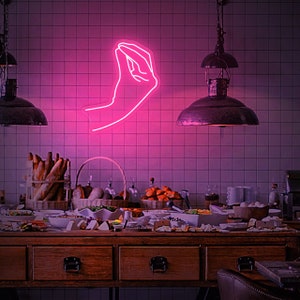 Italian Hand Gesture Sign, Italy Neon Sign, Classic Italian Hand Sign ...