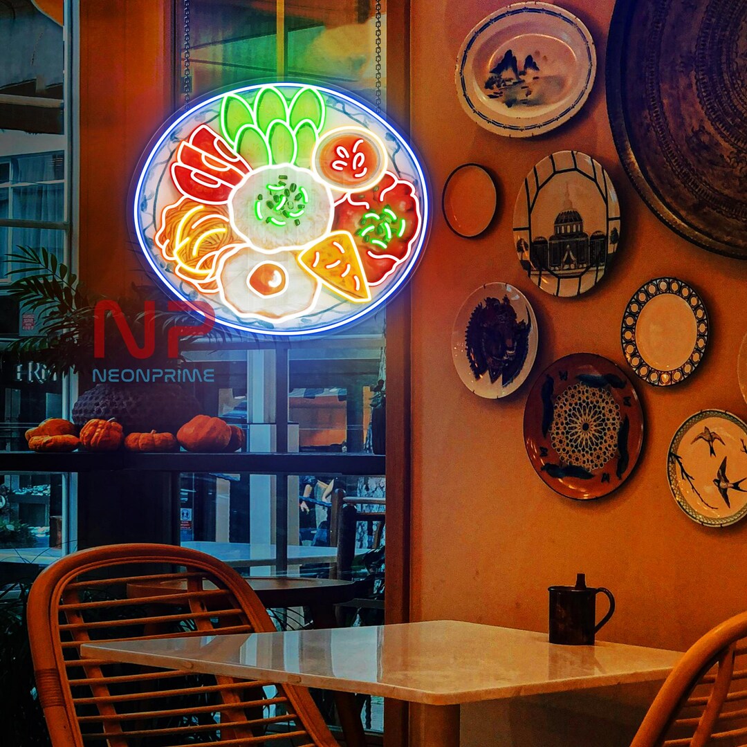 Com Tam Neon Sign, Vietnamese Food Neon Sign, Vietnamese Restaurant ...