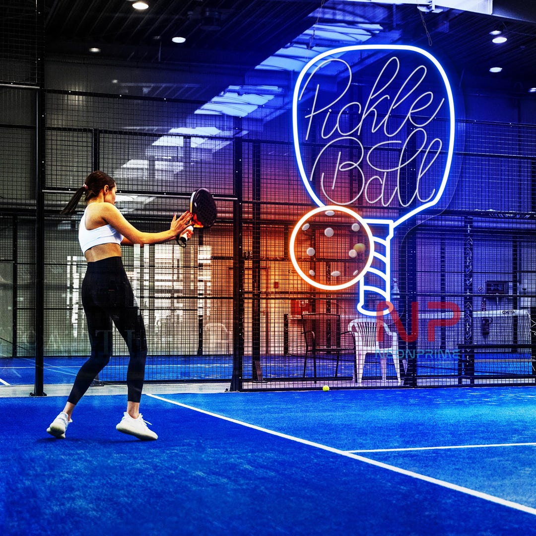 Pickle Ball Neon Sign Pickle Ball Sign Pickle Ball Gift Sport Neon Sign ...