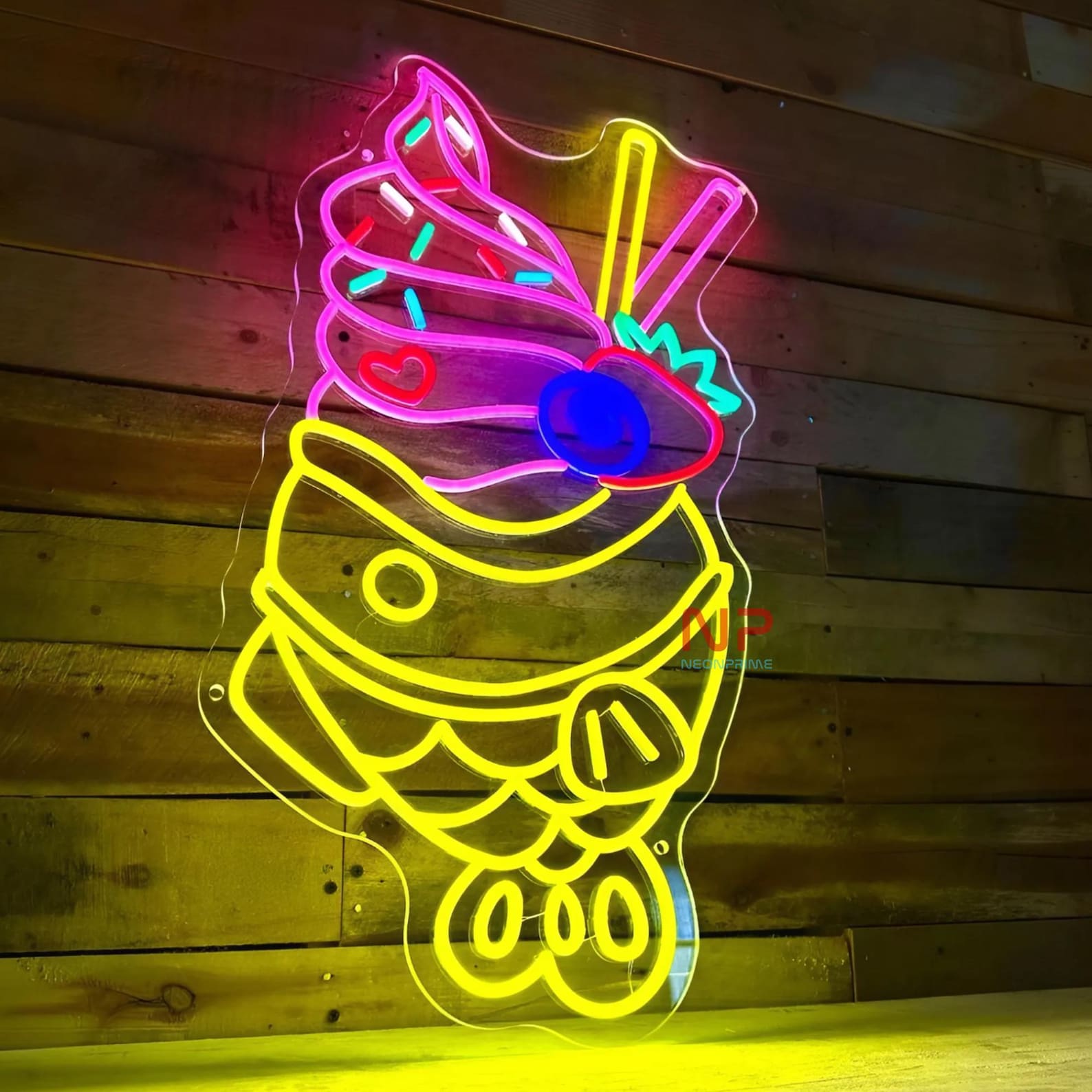 I Love Shaved Ice Neon Sign, Shaved Ice Neon Sign, Custom Led Sign, Ice ...