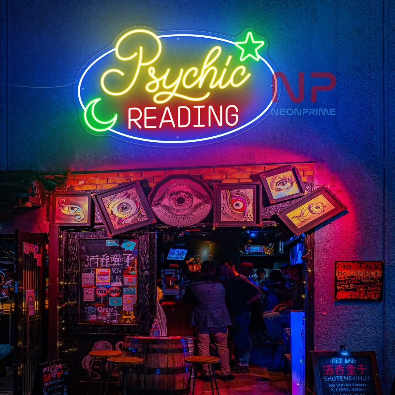 Psychic Reading Neon Sign, Psychic Shop Neon, Tarot Decor, Custom Neon ...