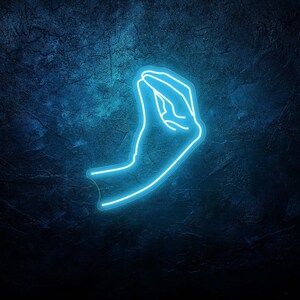 Italian Hand Gesture Sign, Italy Neon Sign, Classic Italian Hand Sign ...