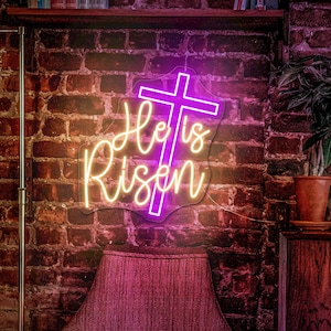 He is Risen Sign - Etsy