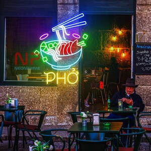 Pho Neon Sign, Pho Wall Sign, Vietnamese Food Neon Sign, Vietnamese ...