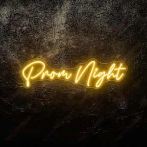Prom Night Neon Sign Custom, Prom 2023 Graduation 2023 Decor Prom Night ...