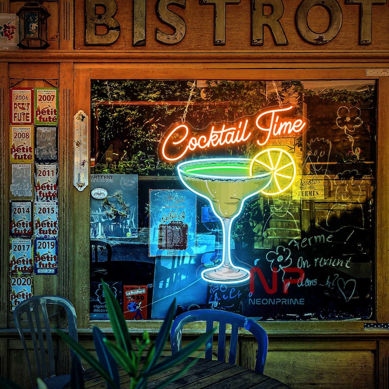 Cocktail Neon Sign - Etsy