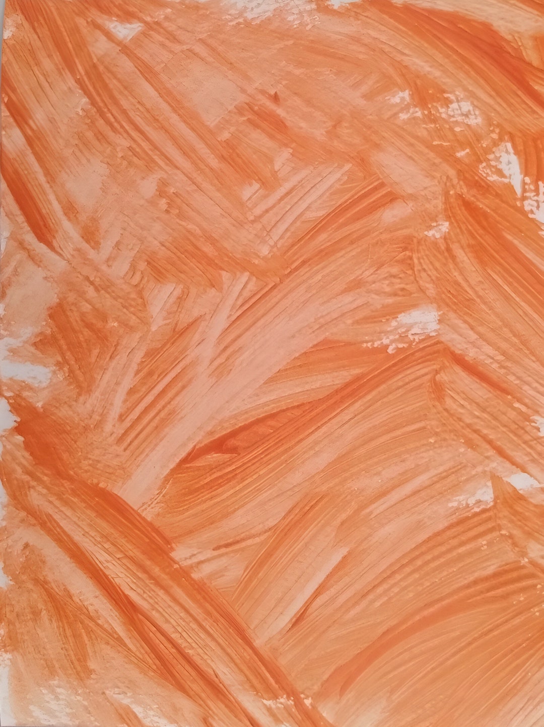 Orange Abstract Art Print - Etsy