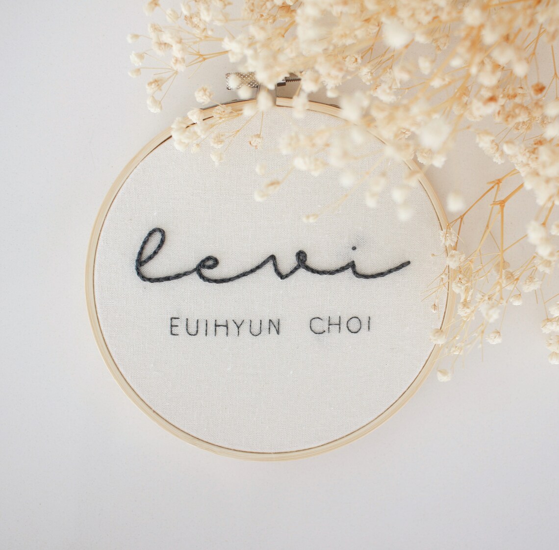 Baby Name Embroidery Baby Announcement New Baby Baby Gift Personalized ...