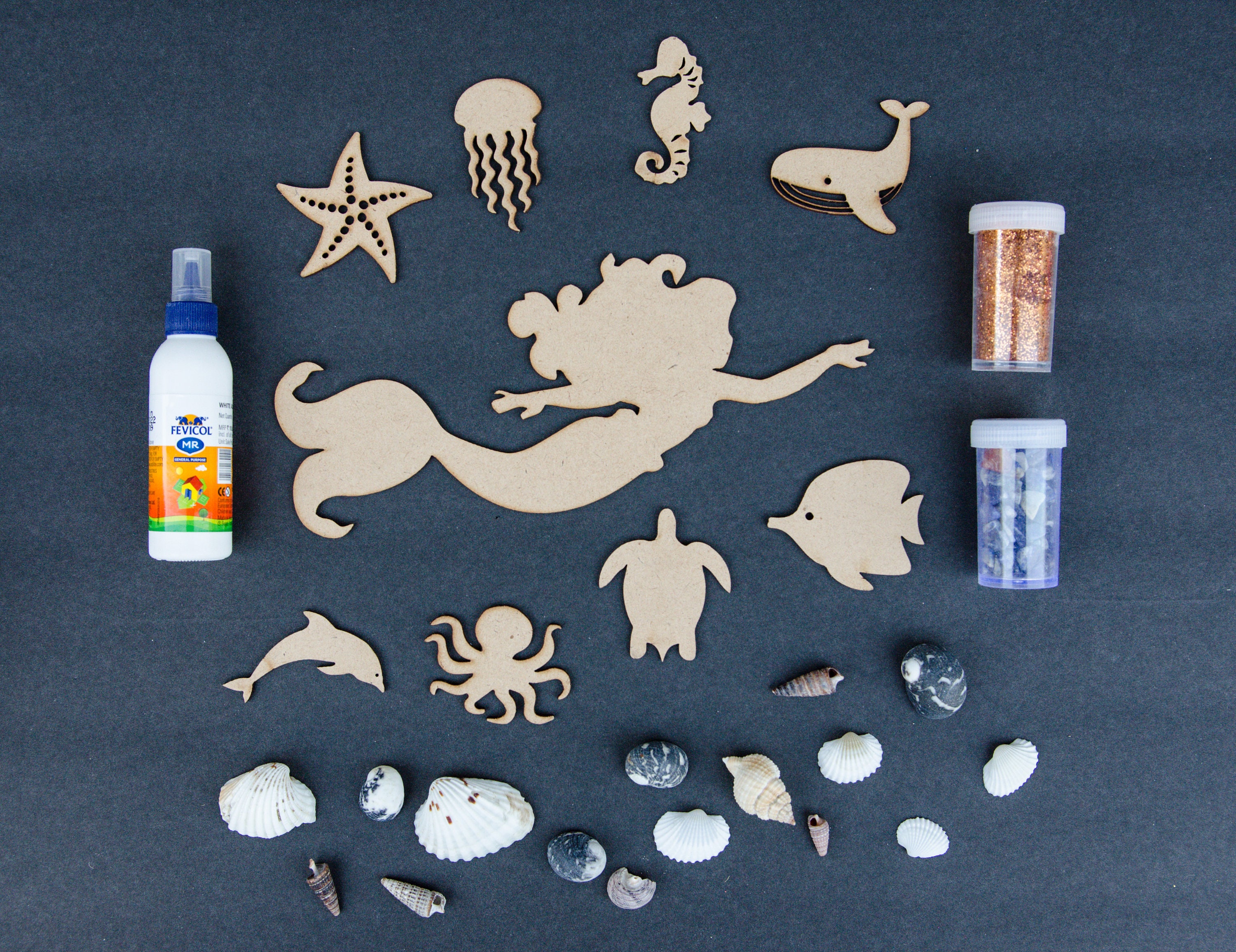Craft Kit for Kids DIY Art Mermaid Fund Box Mermaid Kids Craft - Etsy