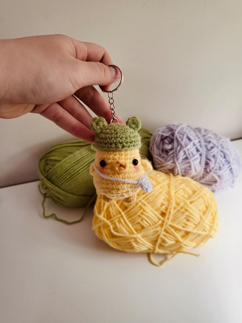 4 Types Crochet Duck Keychain - Etsy