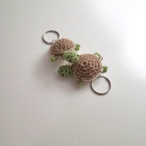Crochet Turtle Keychain - Etsy
