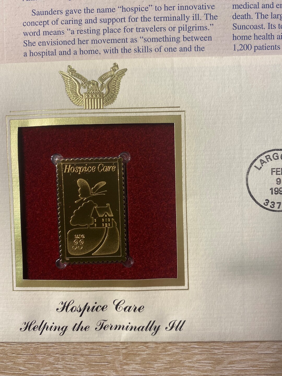 Hospice Care Collectible Stamp - Etsy