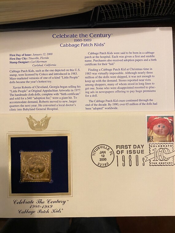 Cabbage Patch Kids Collectible Stamp - Etsy