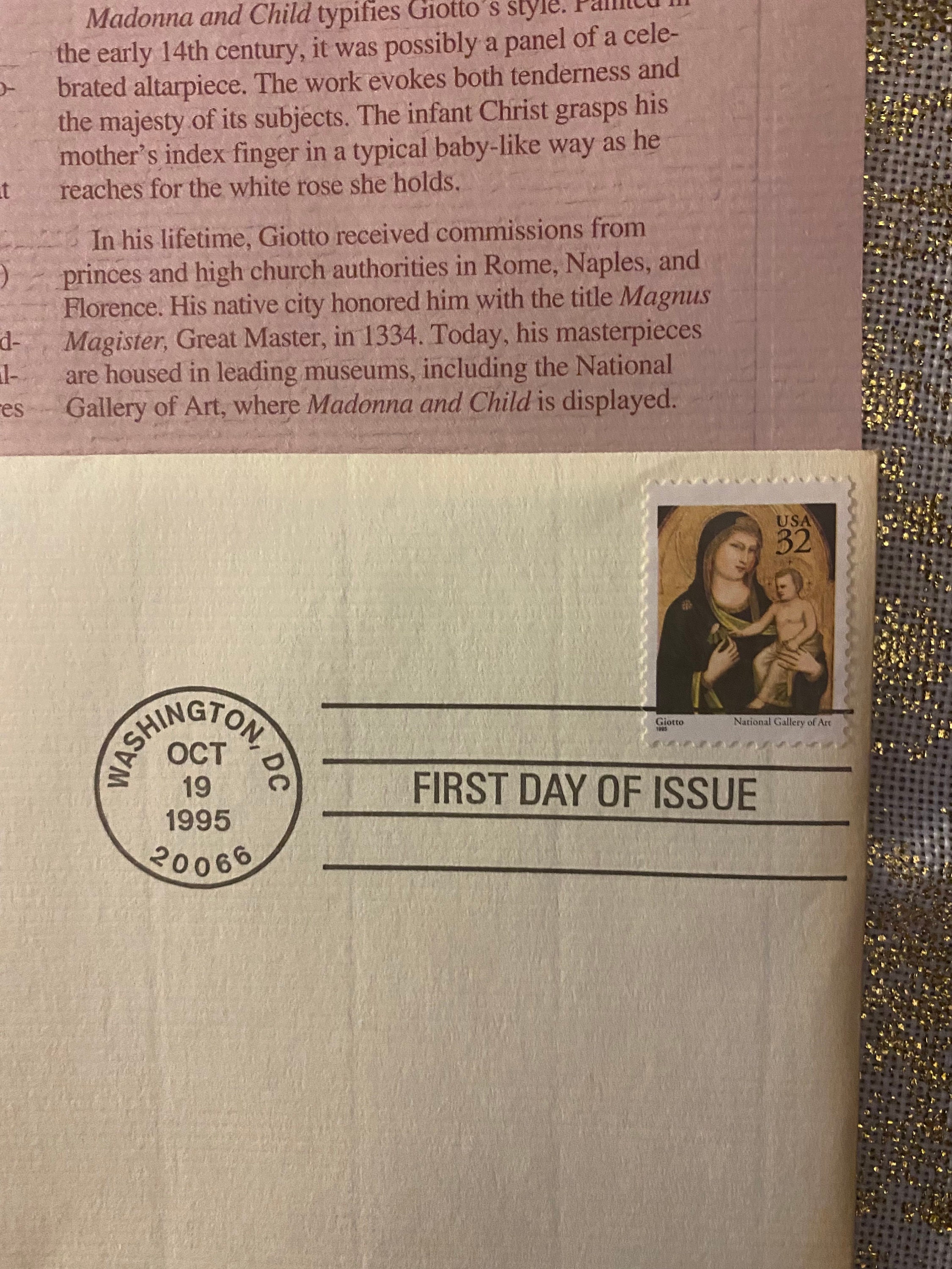 Madonna and Child Collectible Stamp - Etsy