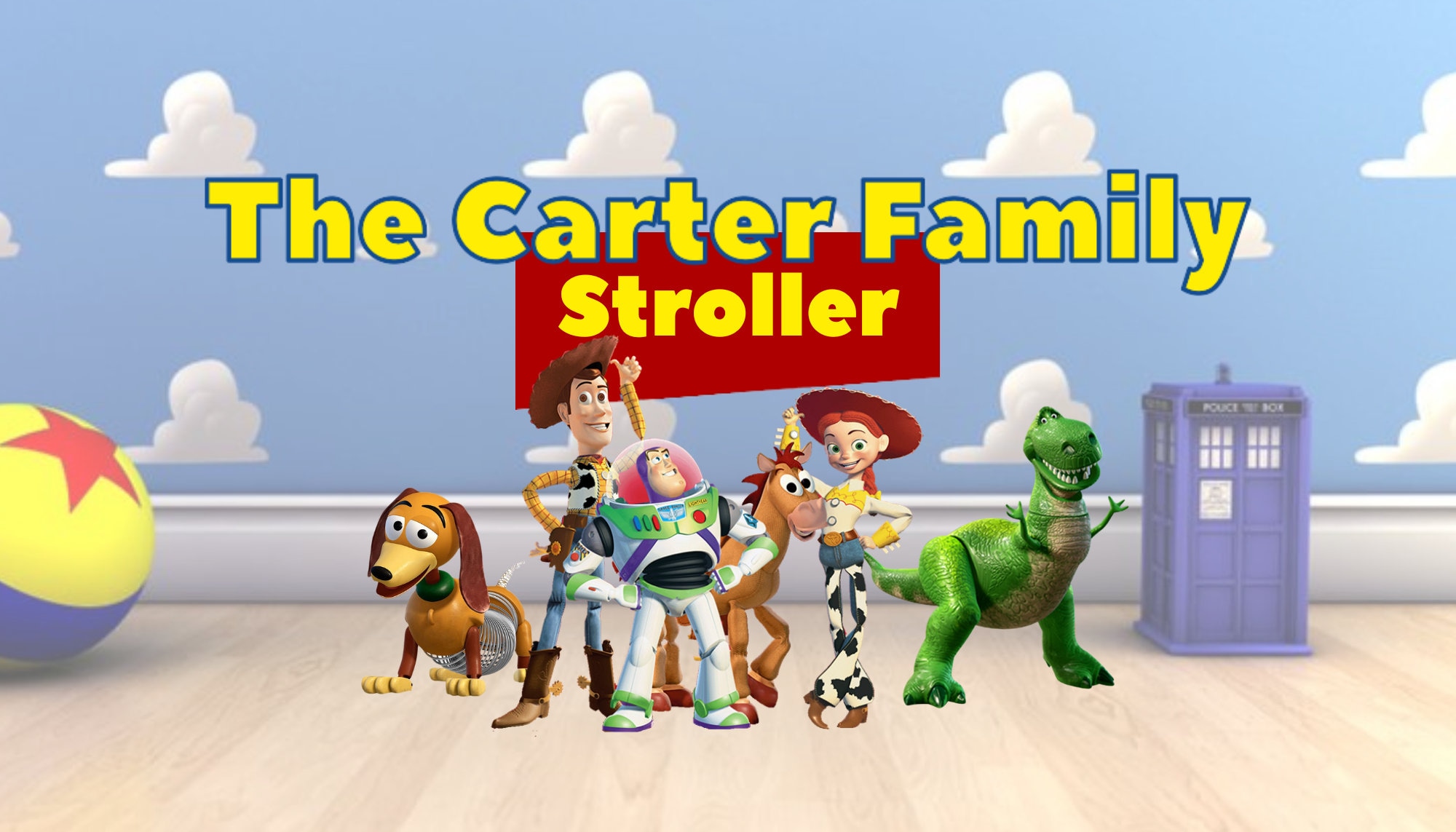 Disney Stroller Tag, Stroller Flag, Pixar, Toy Story, Woody, Buzz ...