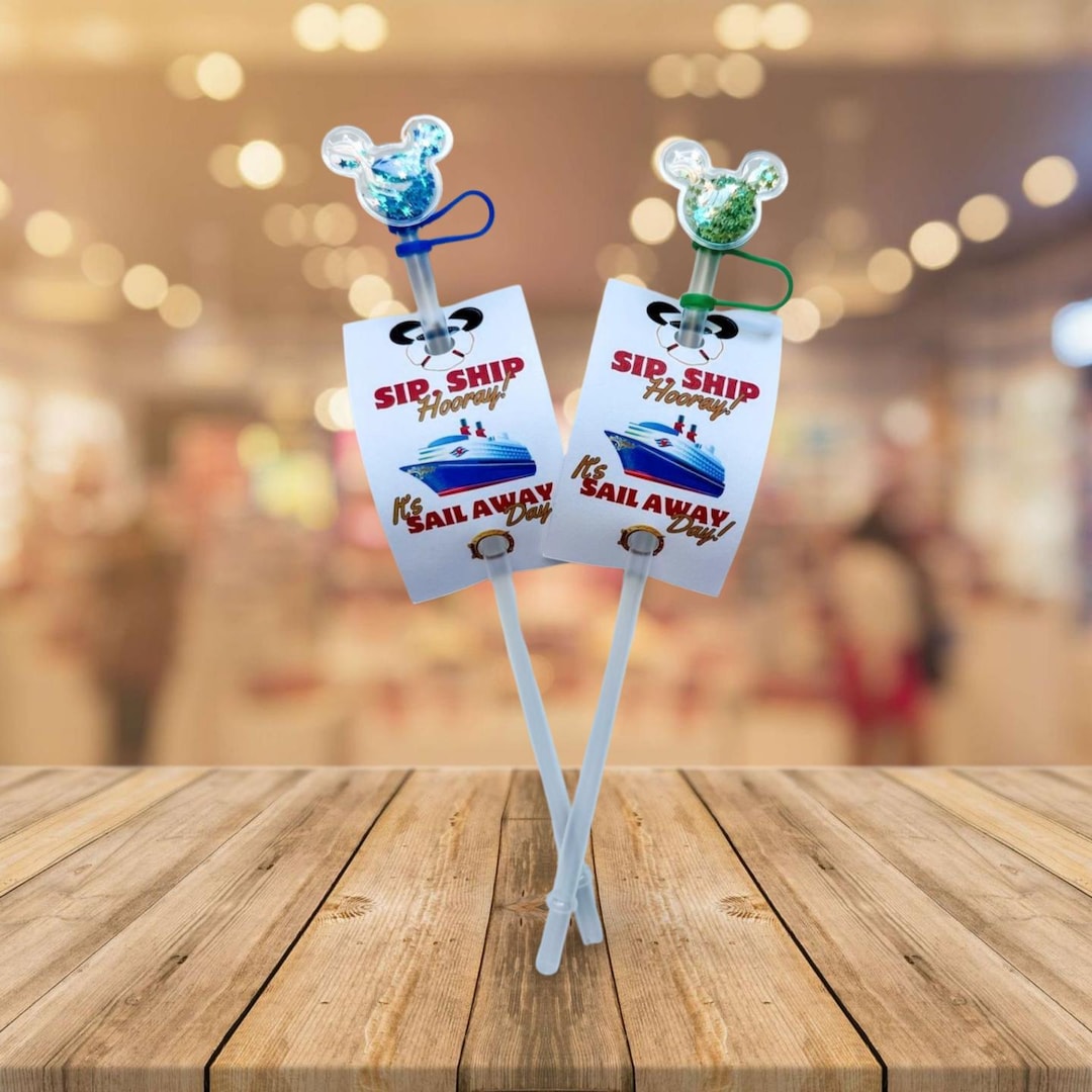 Disney Cruise Straw Tag, Pixie Dust, Cricut Image, Png, Jpg, Sail Away ...