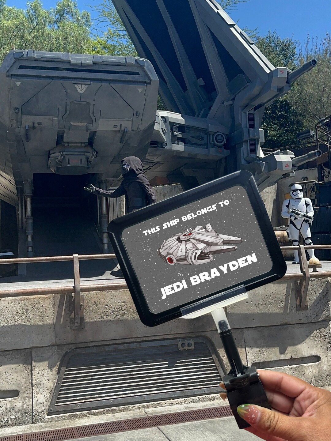 Disney Stroller Tag, Stroller Flag, Star Wars, Jedi, Wheelchair Tag ...