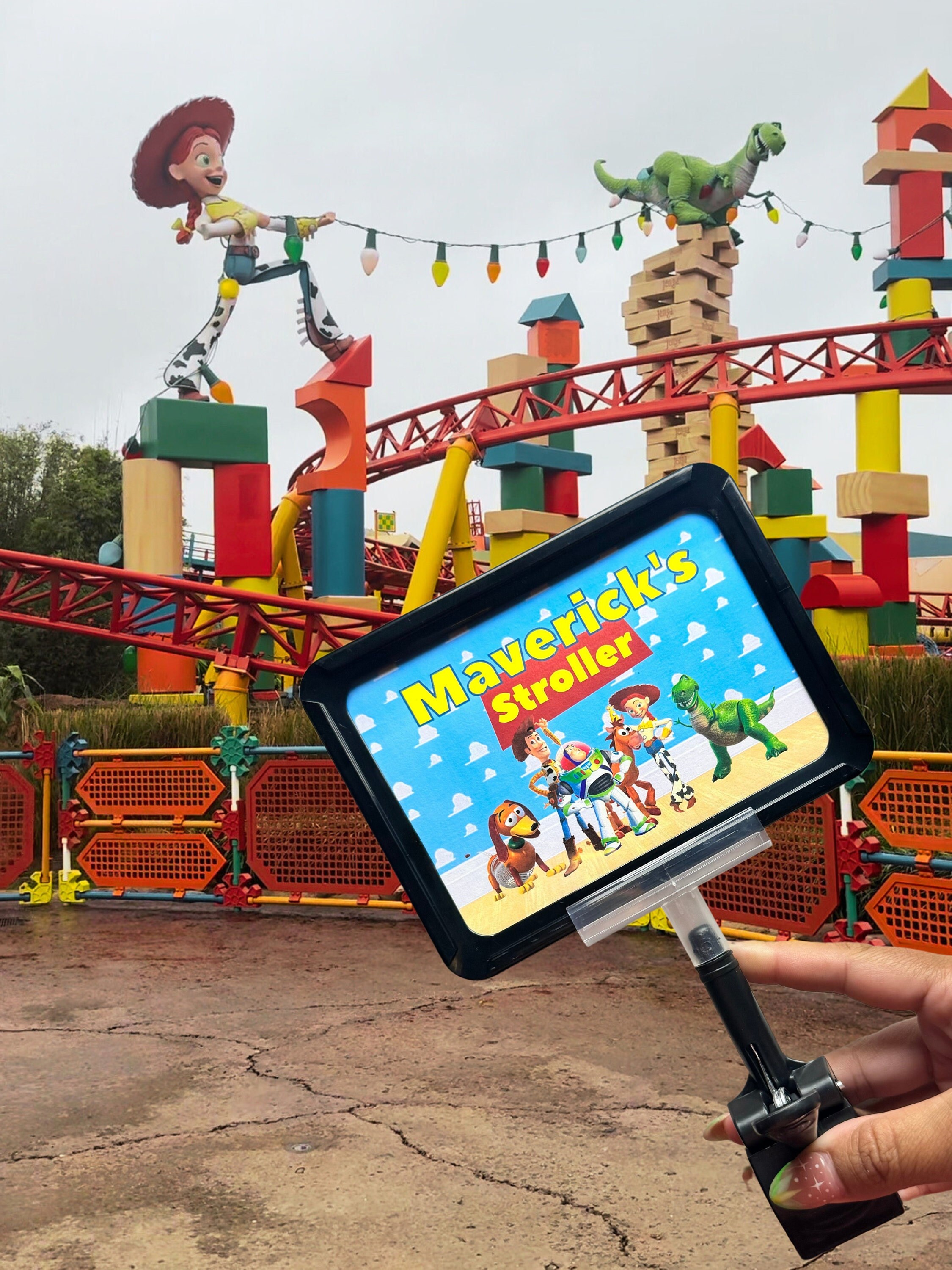 Disney Stroller Tag, Stroller Flag, Pixar, Toy Story, Woody, Buzz ...