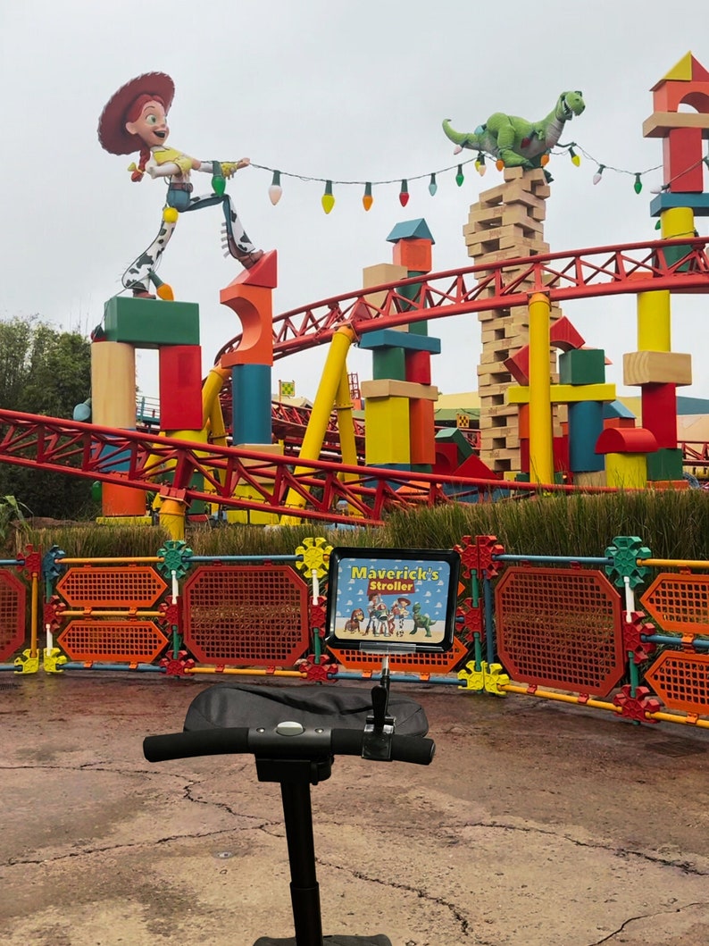 Disney Stroller Tag, Stroller Flag, Pixar, Toy Story, Woody, Buzz ...