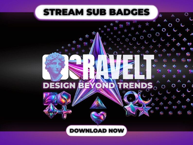 Twitch Sub Badges | Stream Subscriber Badges | Stream Sub Badges for ...