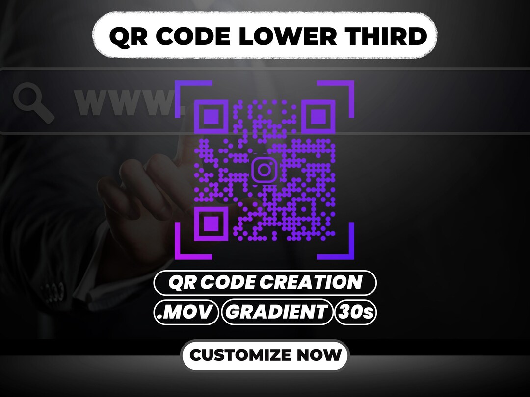 Animated Qr Code for Stream Overlays, Twitch Alerts, Popup, Lower Third ...