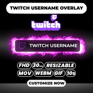 Animated Neon Twitch Stream Overlays | Twitch Alerts, Popup & Lower ...