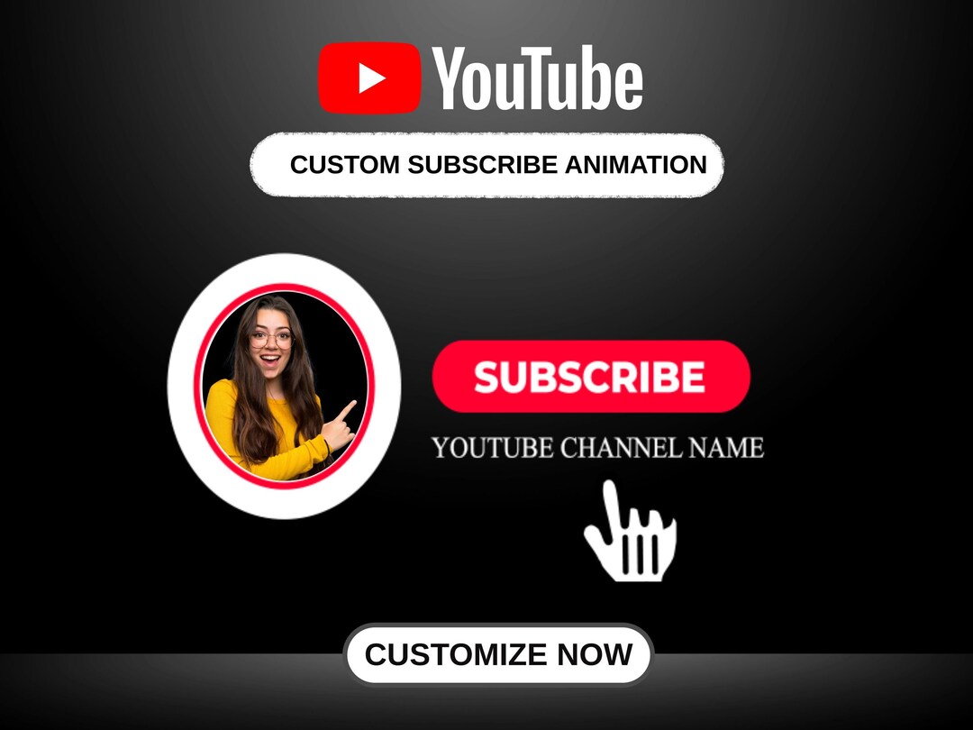 Animated Neon Youtube Stream Overlay | Youtube Username Popup & Social ...