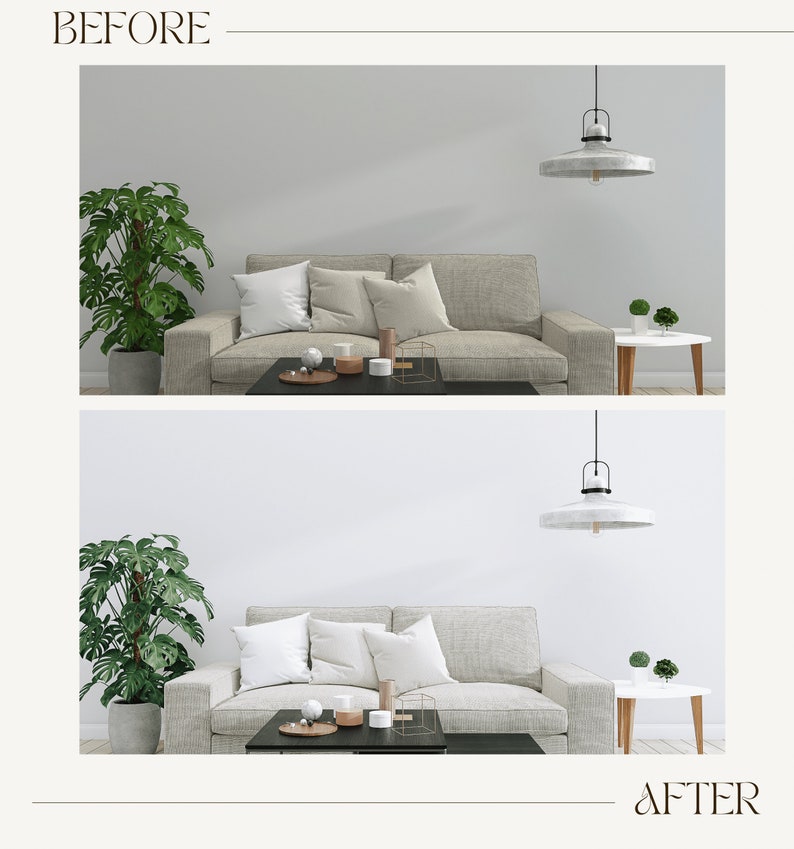15 Real Estate Mobile & Desktop Lightroom Presets, Interior Bright LR ...