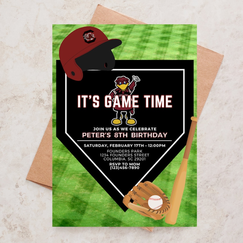 Gamecock Baseball - Etsy