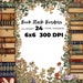 Watercolour Stack of Books Clipart Bundle, Library, Book Stack Border ...