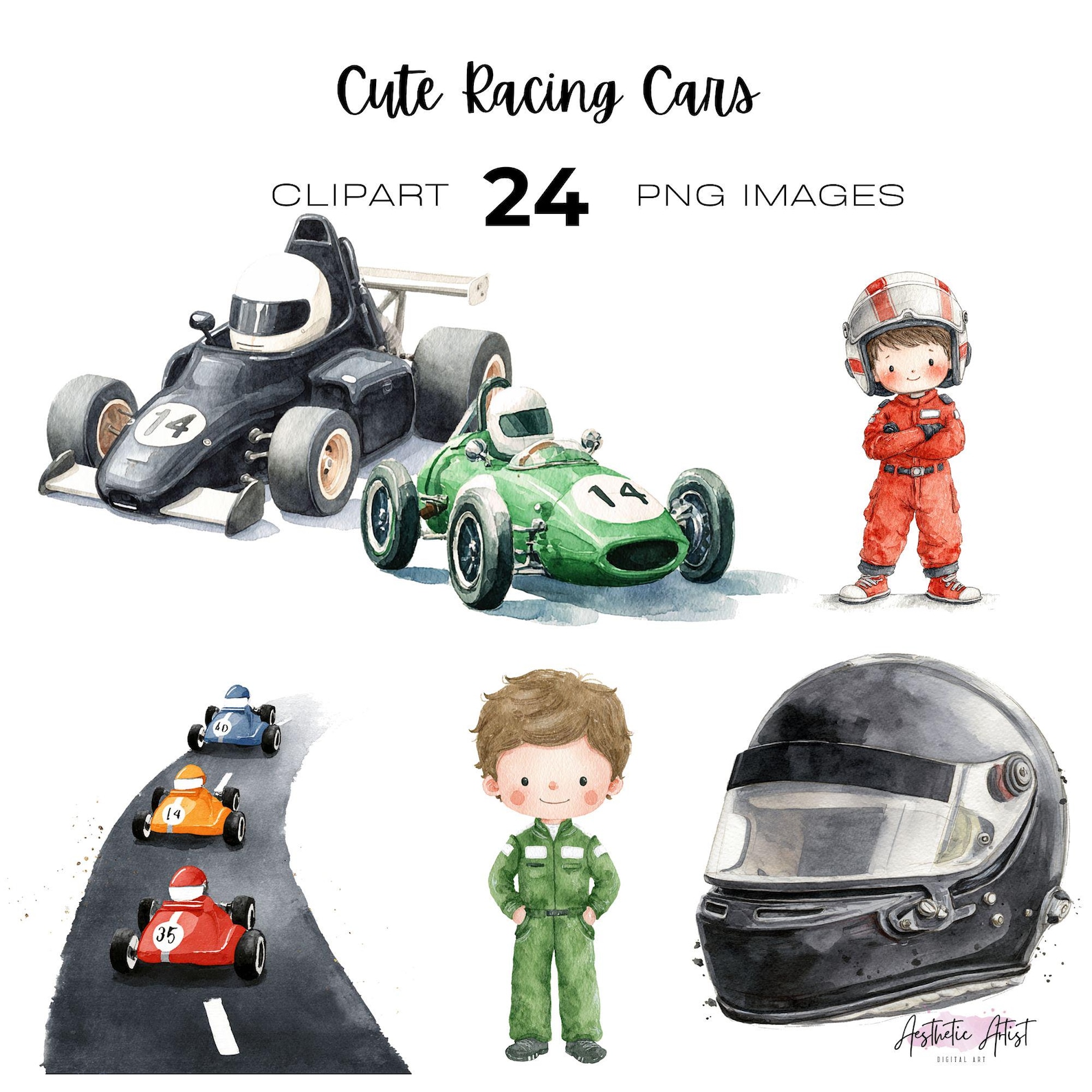 Cute Racing Cars Clipart, Racetrack Png, Race Cars Clip Art, Racecar ...