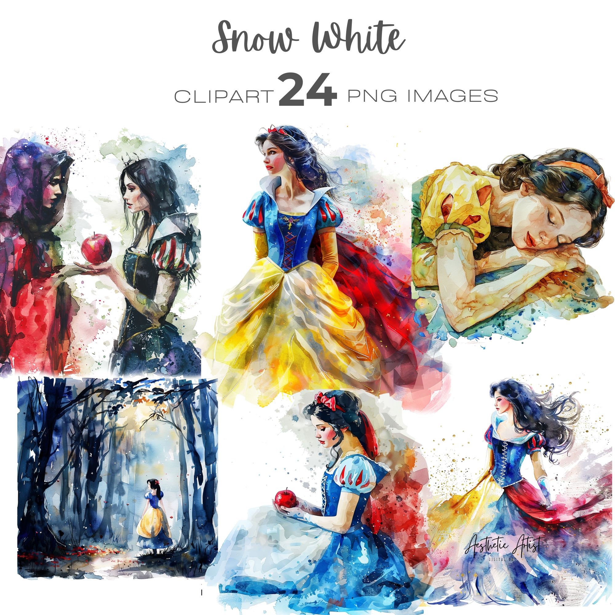 Snow White Clipart, Castle Tower Fairy Tale, Fairy Tale Book Poison ...