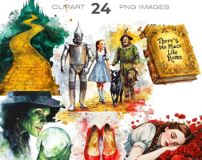 Wizard of Oz Clipart, Dorothy Fairy Tale, the Wizard Clipart, Wicked ...