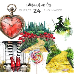 Wizard of Oz Clipart, Dorothy Fairy Tale, the Wizard Clipart, Wicked ...