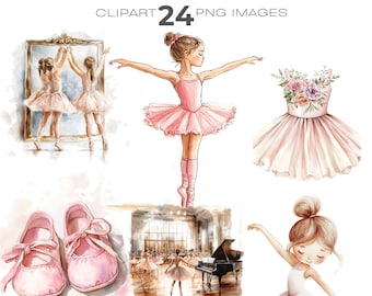 Little Ballerina Clipart, Ballet Fairy Tale, Dance Clipart, Ballet ...