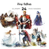 Collection Fairy Tale Knights PNG Clipart Cartoon Medieval Knights ...