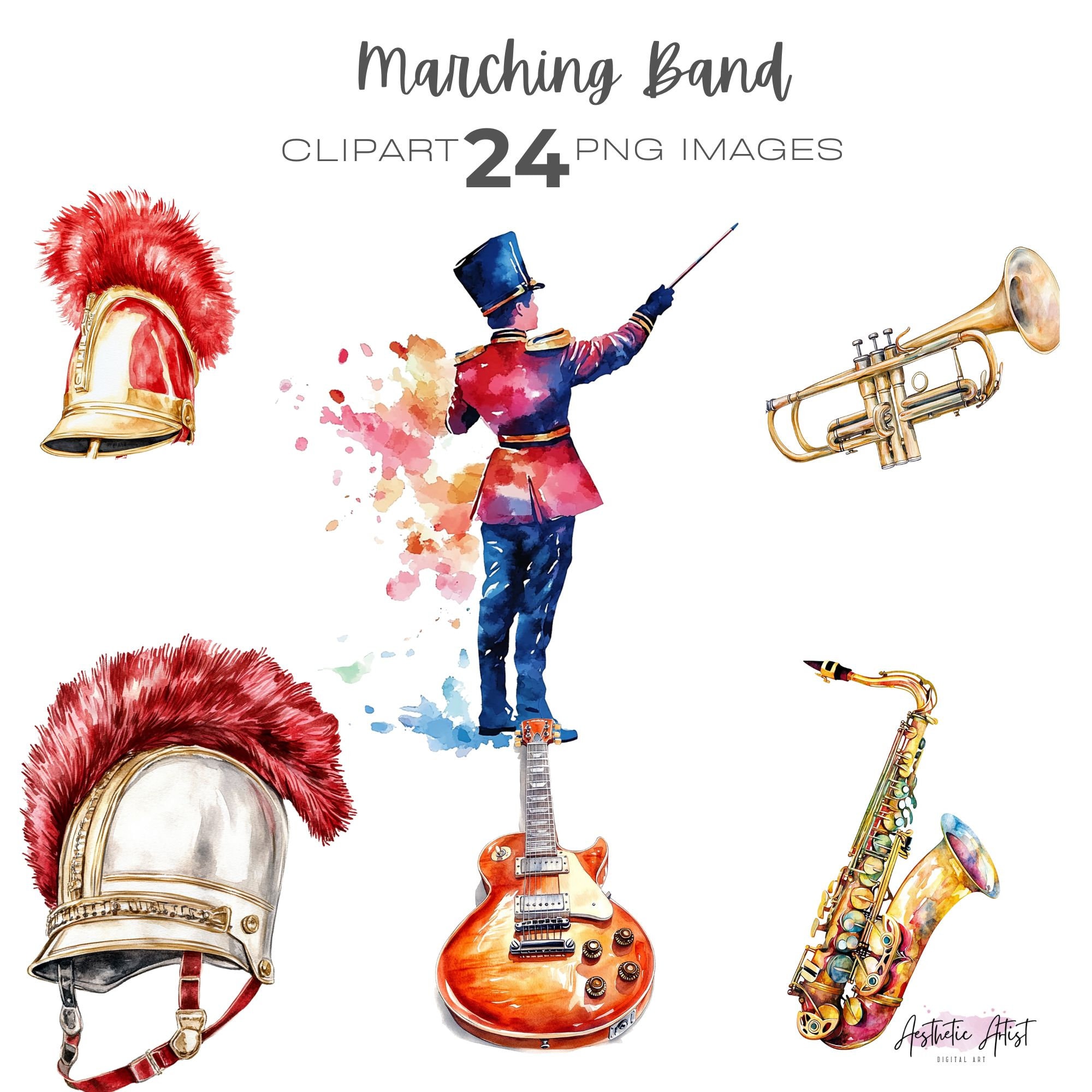 Marching Band Clipart Graphics