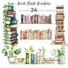 Watercolor Library Clipart, Library Books Clipart, Bookshelf, Library ...
