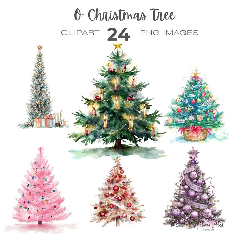 O Christmas Tree Clipart, Xmas Png, Christmas Decorations Clip Art ...