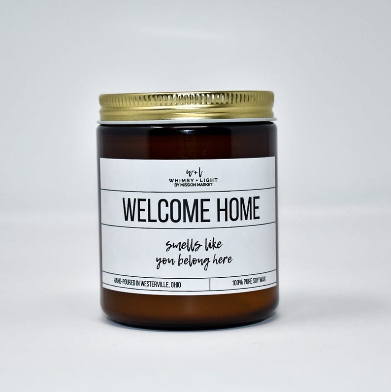 Welcome Home Candle Choose Your Scent Hand-poured 8 Oz. - Etsy